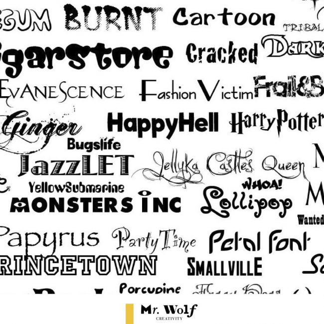 ©️la storia dei font – 1° Parte → Mr Wolf Creativity